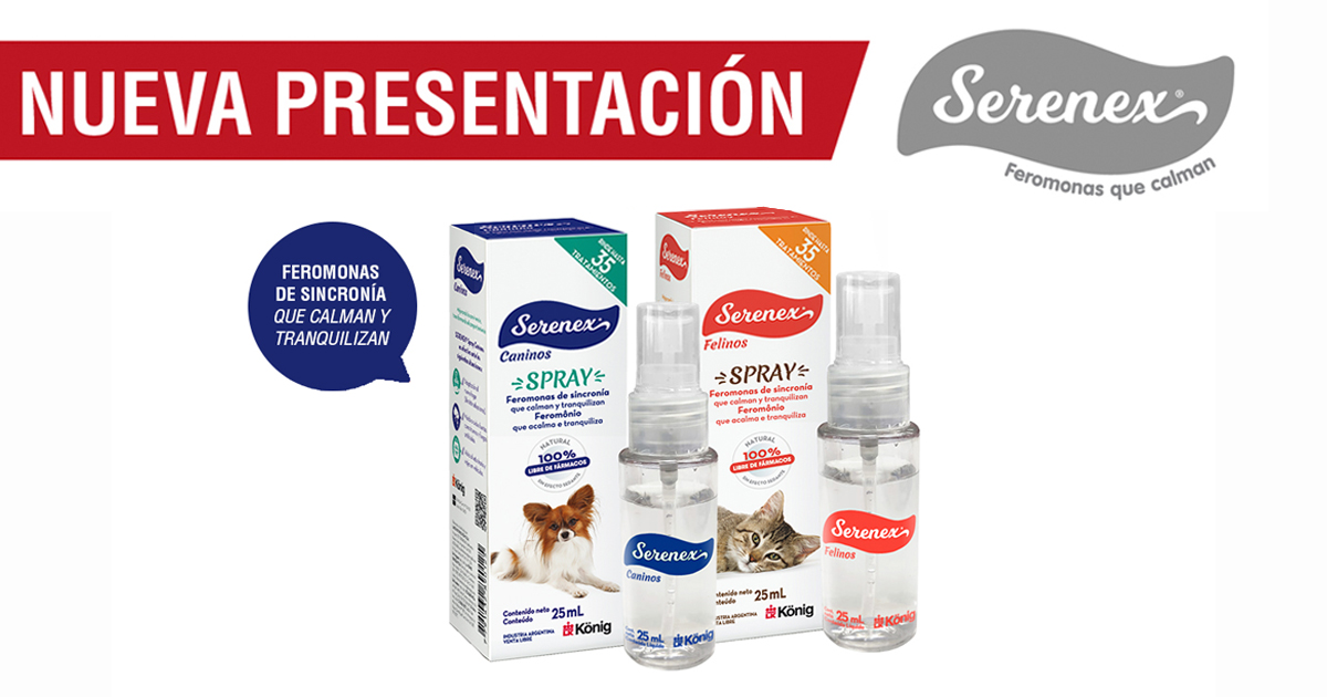 König lanza una nueva versión de Serenex - Mi Negocio Veterinario